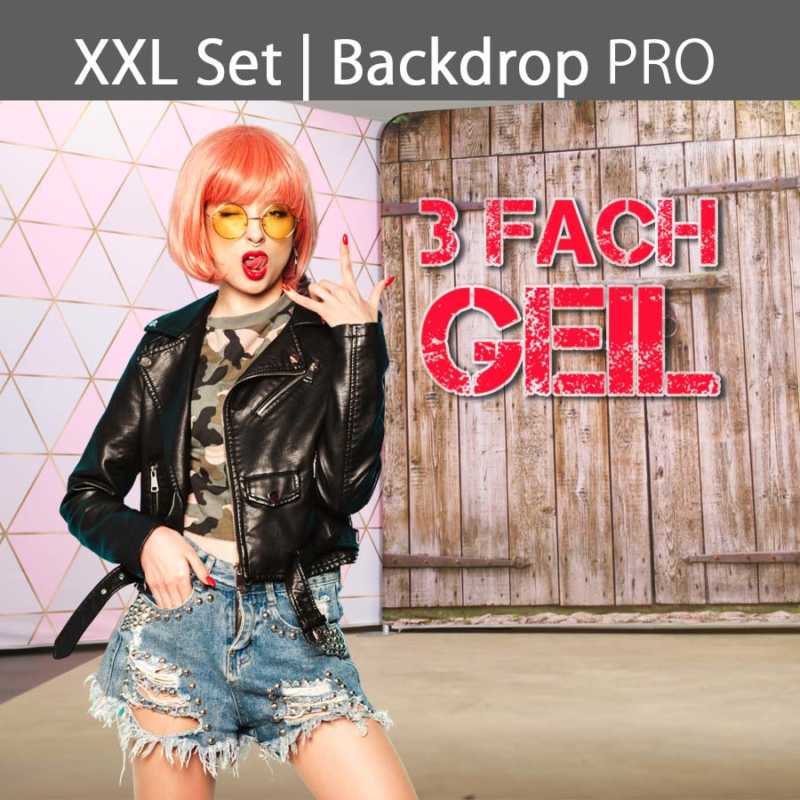 Fotobox Backdrop PRO | XXL Set
